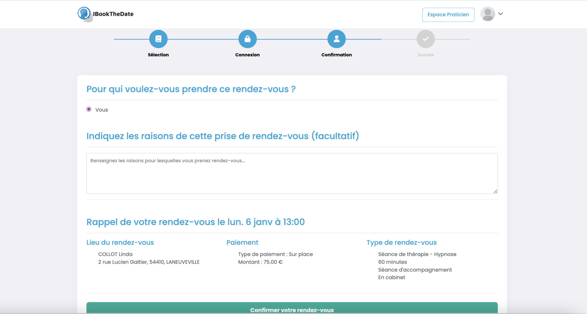 La prise de rendez-vous en ligne - MaGestionPsy
